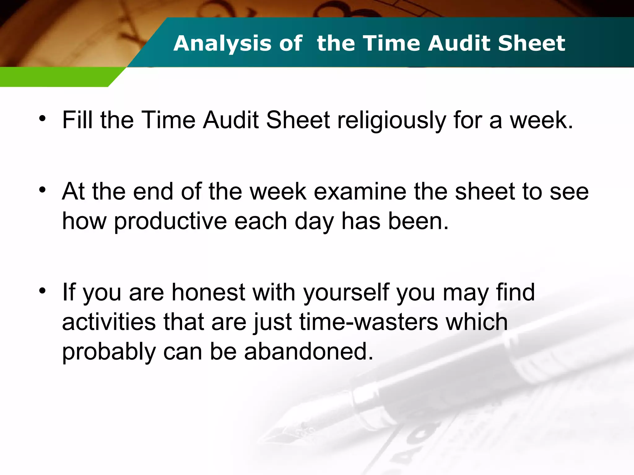 Time management | PPT | Career Advice | Careers