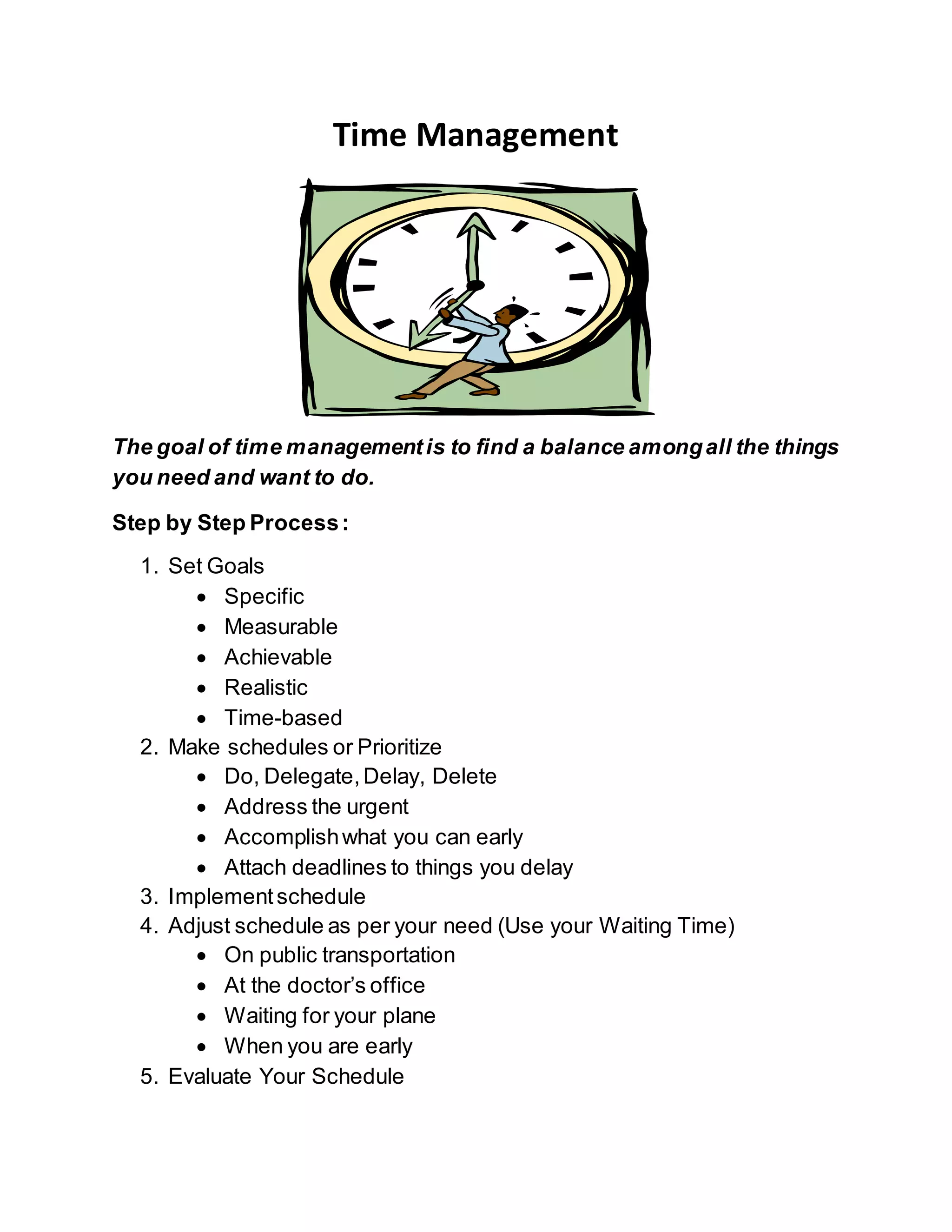 Time management | PDF