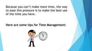 Time management & Test Anxiety Solutions | PPTX