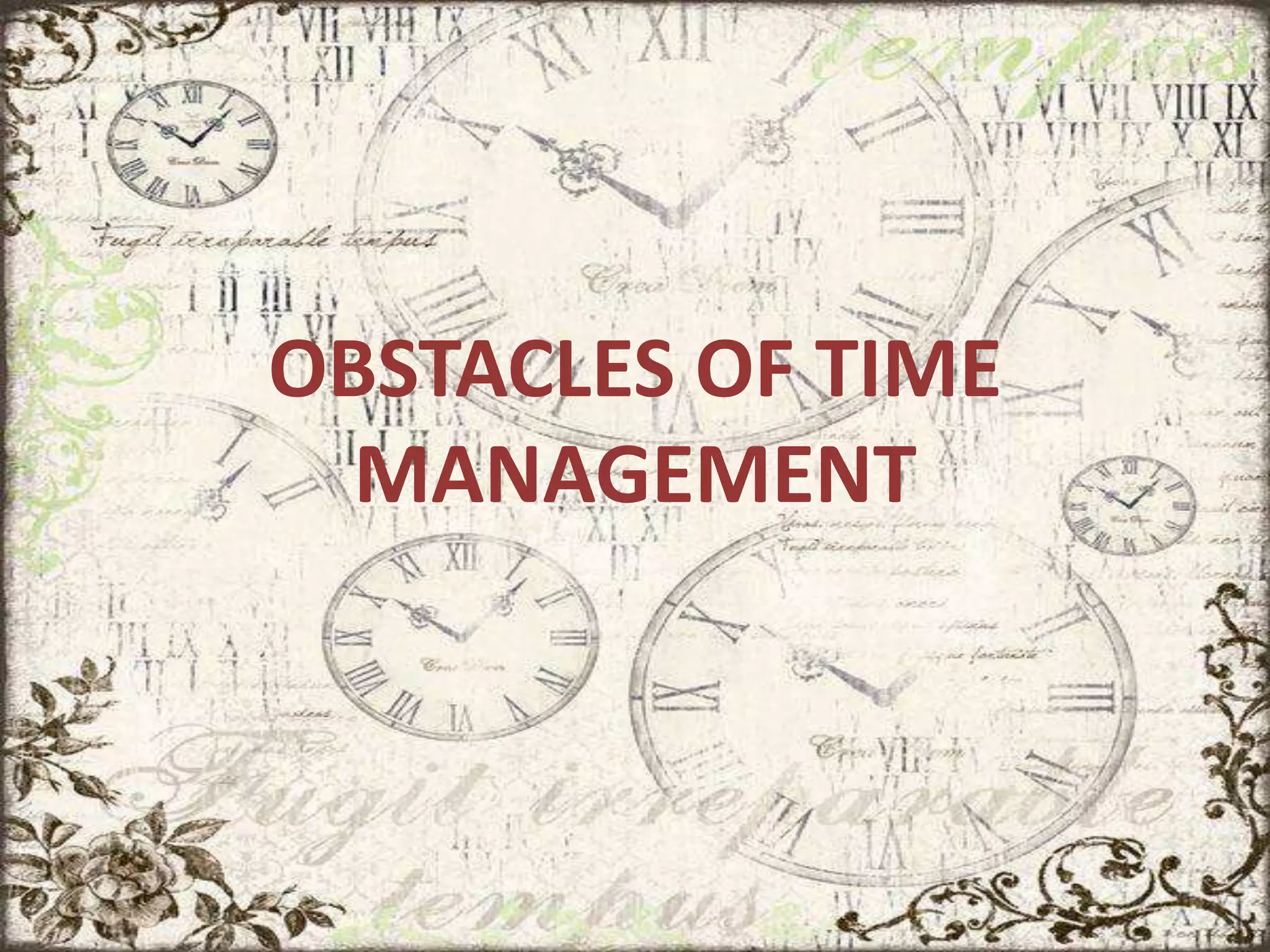 Time Management Module | PPTX