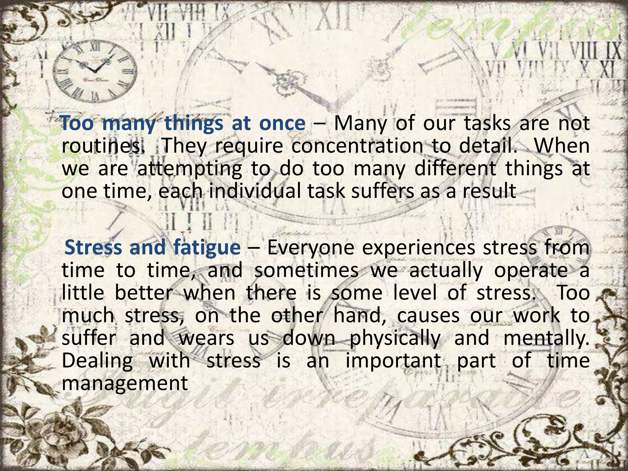 Time Management Module | PPTX