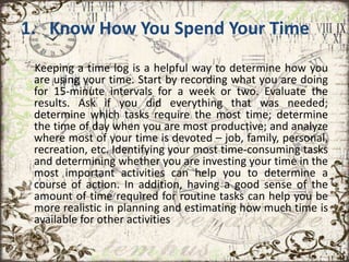 Time Management Module | PPTX