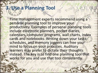 Time Management Module | PPTX