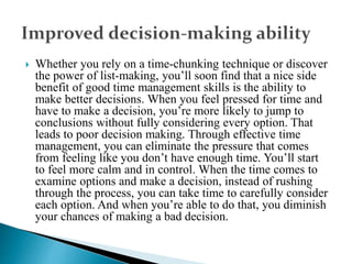 Time management | PPTX