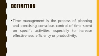 Time management | PPT