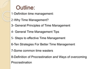 Time management | PPTX