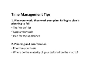 Time management | PDF