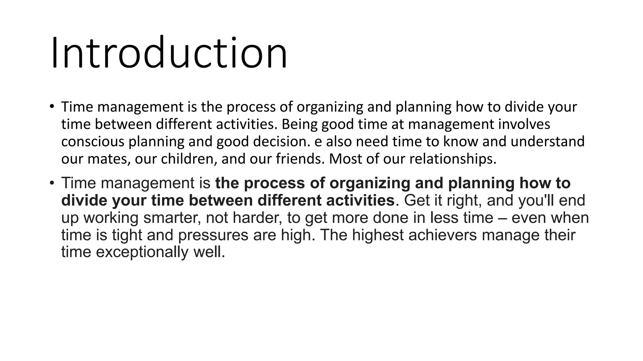 Time Management.pptx | Business | Business and Finance