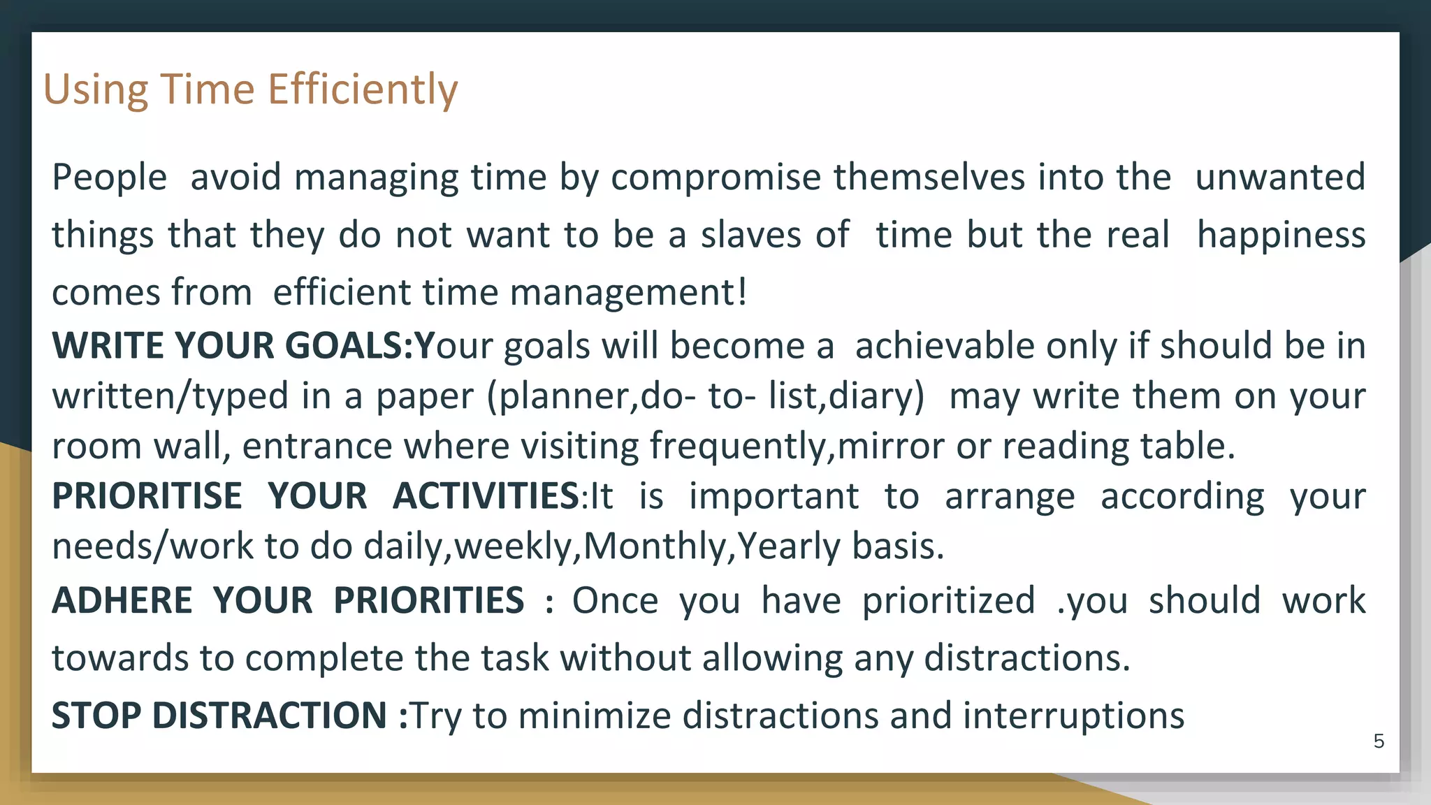 Time Management.pptx | Business | Business and Finance