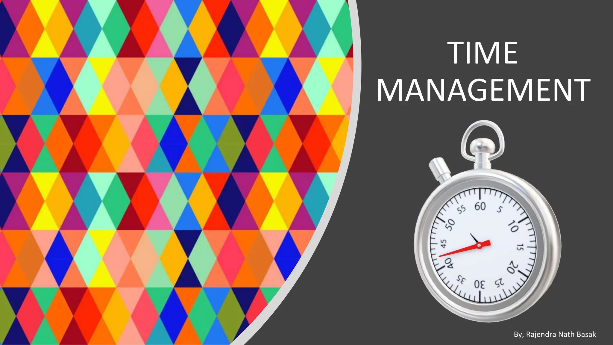 TIME MANAGEMENT Soft skill PPT by Rajendra Nath Basak.pptx