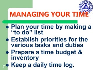 TIME MANAGEMENT AND ITS POSITIVE EFFECTS.ppt