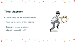 Time management presentation that intrduce diffrent processes to manage ...