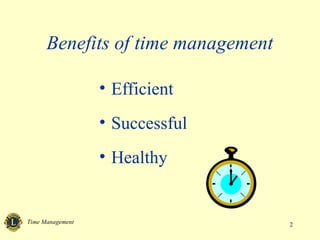 Time Management Notes for Children for their Knowledge | PPT