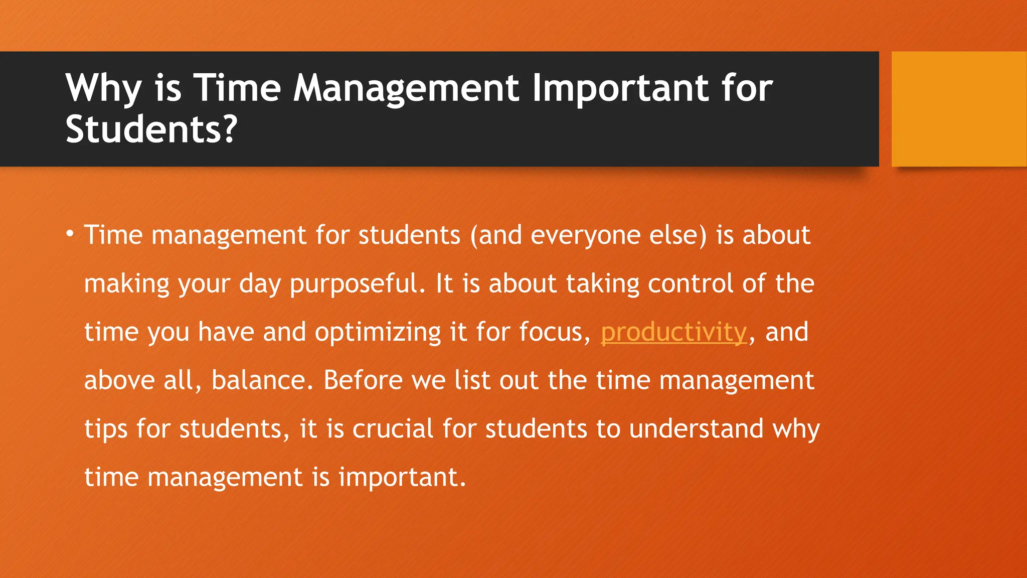 Time Management What is time management .. | PPTX