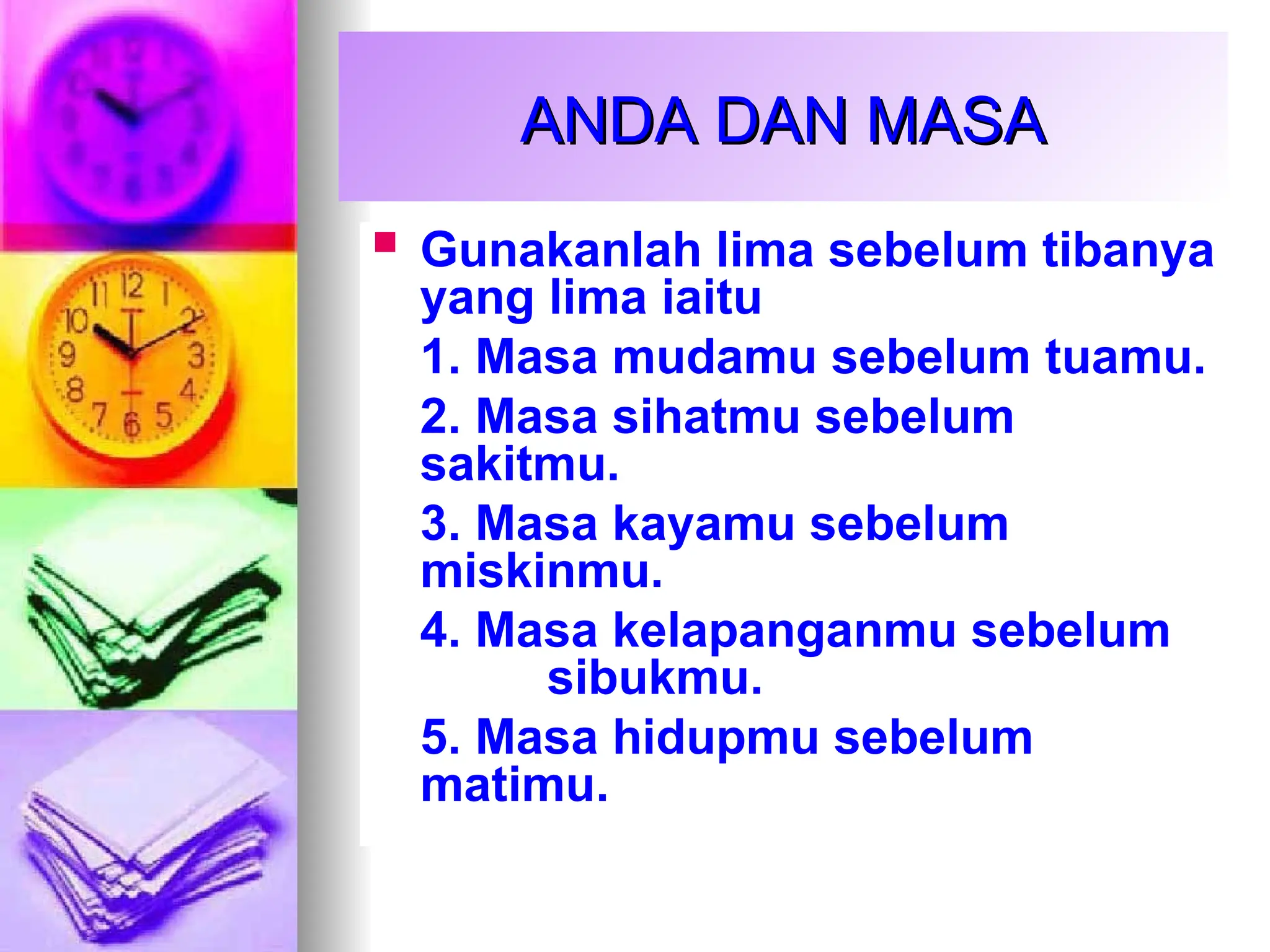 TIME MANAGEMENT pengurusan masa pelajar.ppt