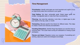 Unlocking the secrets of - Time Management | PPTX