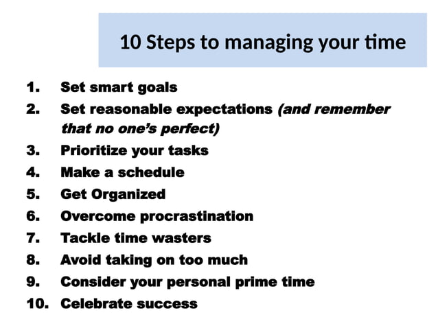 Time management skills and professionalism | PPT