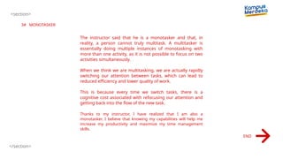 Understanding time management for monostaker. | PPT