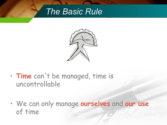 Time Management.ppt with understanding human | PPT