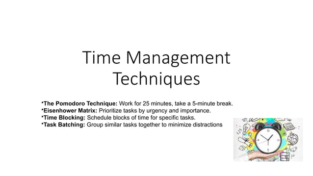 The basics of how to do time management.pptx