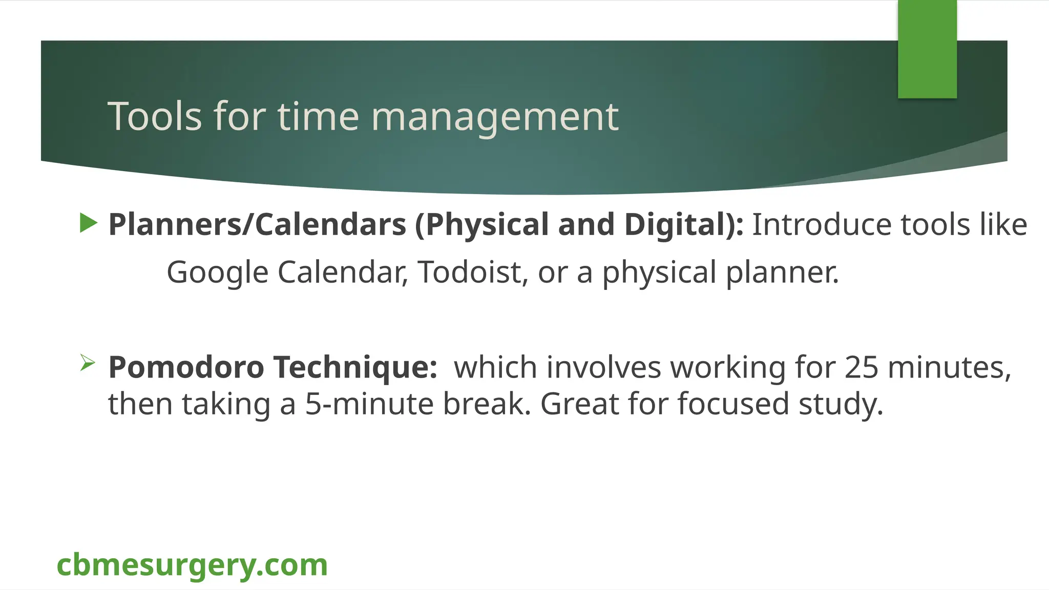 Time Management- Distractions & Interruptions | PPTX