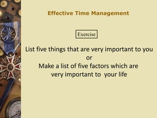 Time Management Session by Lawrence Alva | PPT