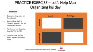 Mastering Time Management: Achieving Productivity & Balance | PPTX