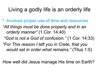 TimeManagement-BalancingSeries_ppt, St Augustine Sunday School Lesson 4 ...