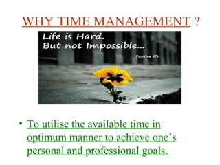 Time management - bettervway of living | PPT