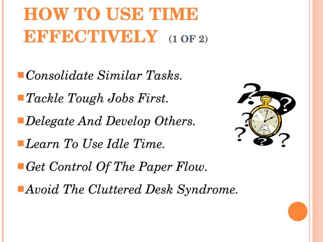 Time management | PPT