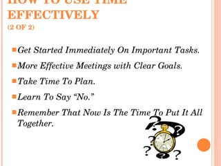 Time management | PPT