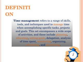 Time management | PPT