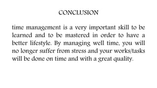 Time management | PPT