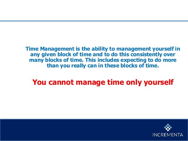 Time management customer service