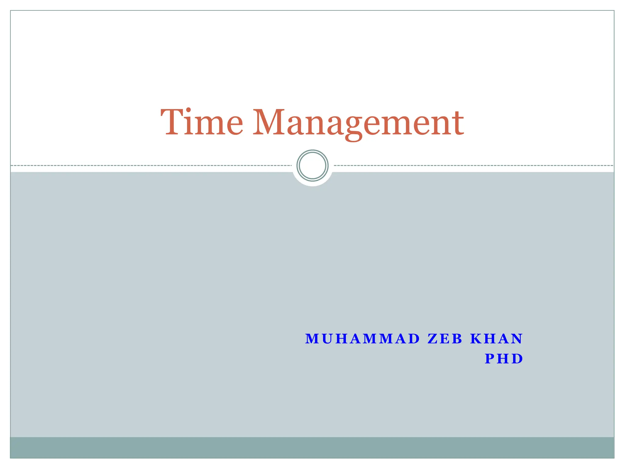 Time Management | PPTX