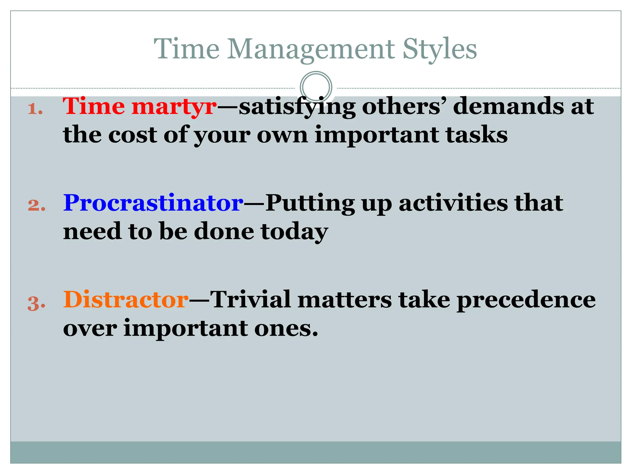 Time Management | PPTX