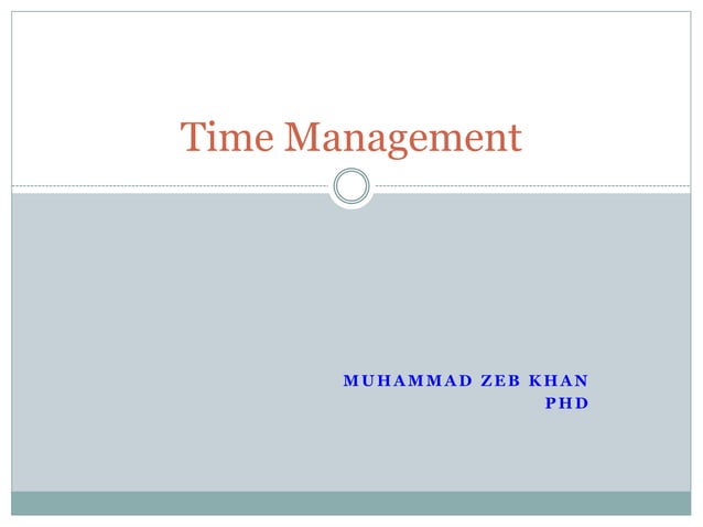 Time Management | PPTX