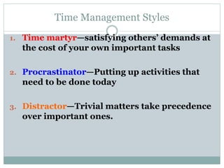 Time Management | PPTX