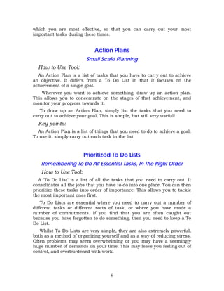 Time Management - Mind Tools' Essential Skills | PDF