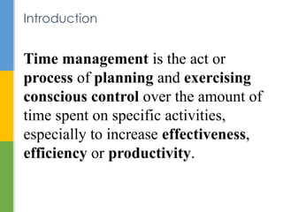 Time Management | PPT