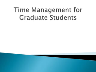PowerPoint Presentation on Effective Time Management | PPT