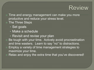 TimeManagement1 (1).pptx | College Planning | College Education