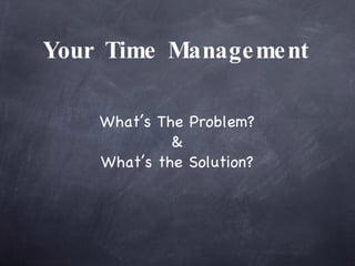 Time Management2 | PPT