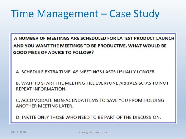Time management
