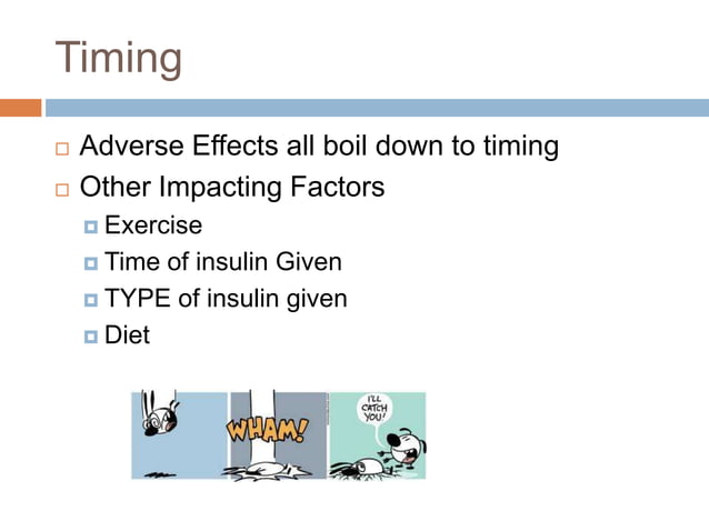 Time management and insulin administration | PPTX