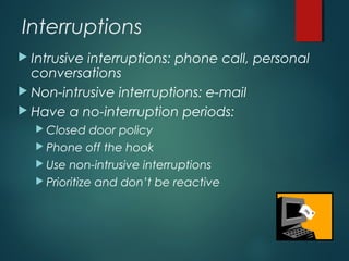 Time management and leadership | PPT