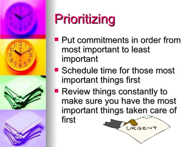 Time Management And Organizational Skills | PPT | Education