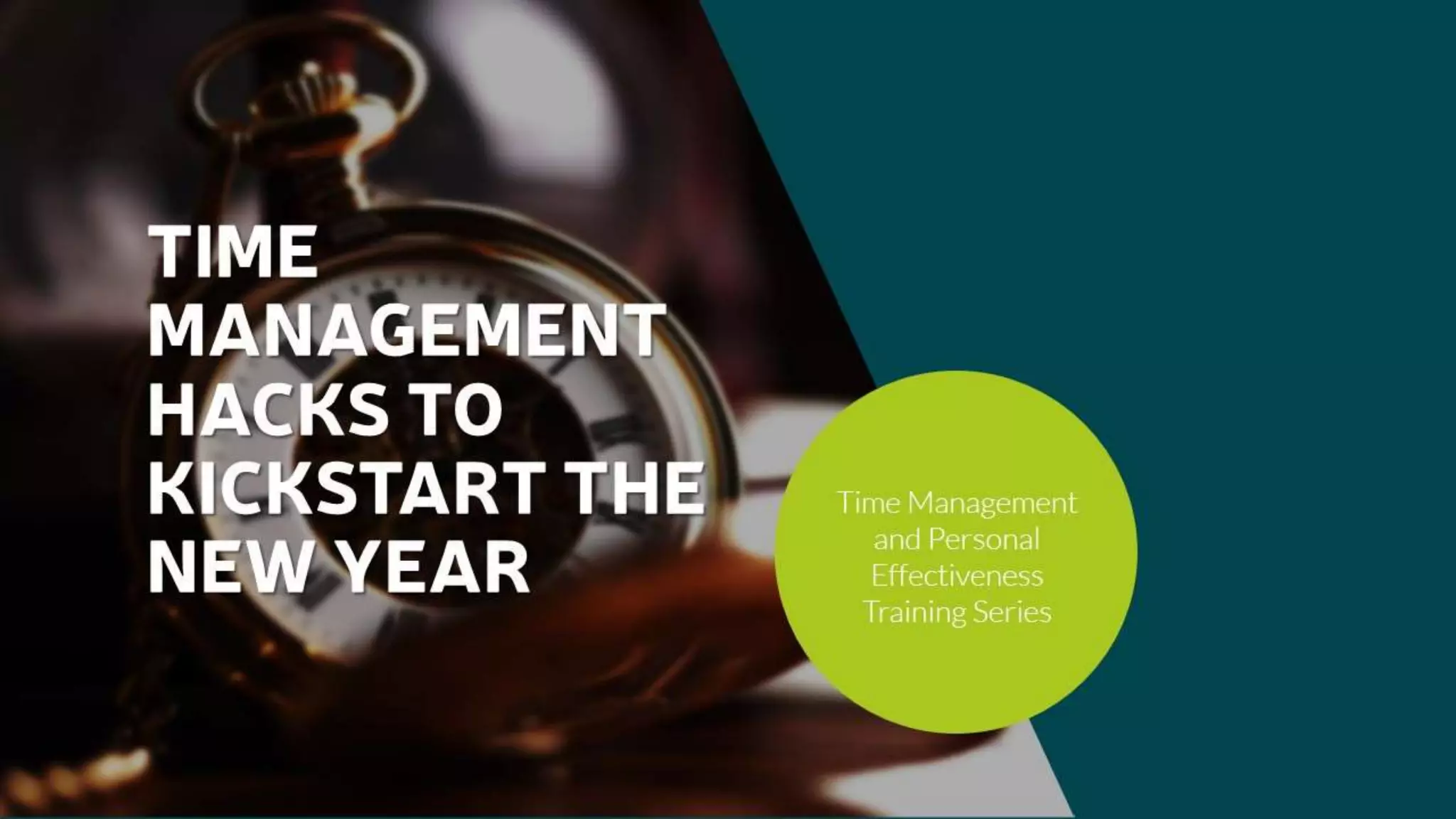 Time Management and Personal Effectiveness | PPTX