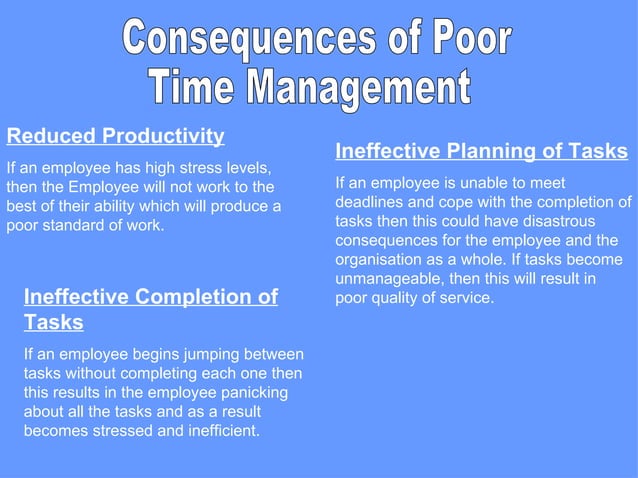Time Management And Time Stealers | PPT
