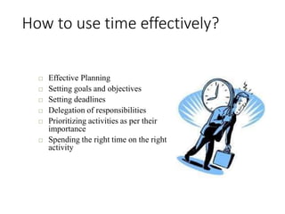 Time management by Paiman | PPTX